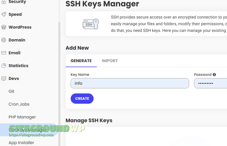 SiteGround怎么通过SSH管理服务器文件 – SiteGround教程网