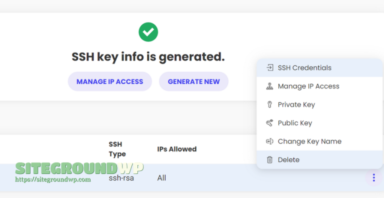 SiteGround怎么通过SSH管理服务器文件 – SiteGround教程网