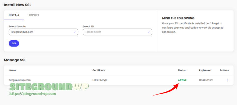 怎么在SiteGround配置SSL安全证书 – SiteGround教程网